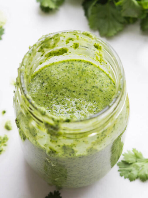 Homemade Cilantro Dressing - Little Broken