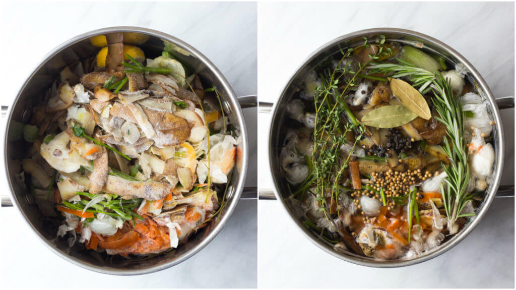 How to Make Vegetable Broth - Little Broken