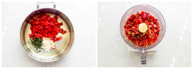 Cod in Creamy Red Roasted Pepper Sauce - Little Broken