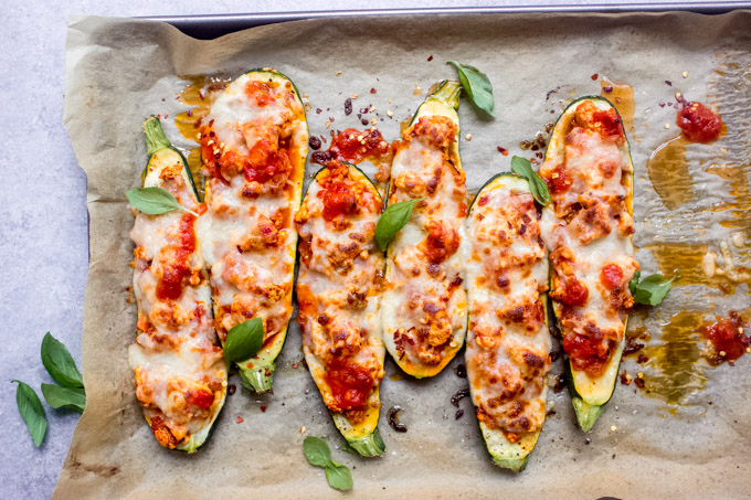 Chicken Stuffed Zucchini Recipe-Little Broken