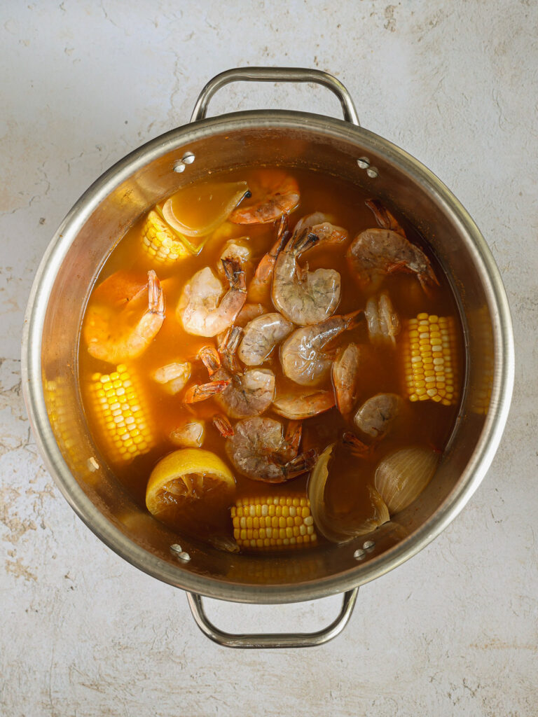 Old Bay Shrimp Boil Recipe - Little Broken