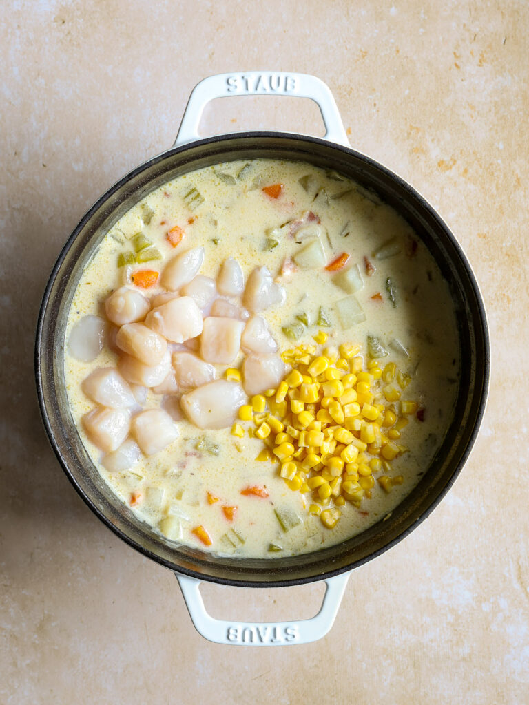 The Best Scallop Chowder Recipe - Little Broken