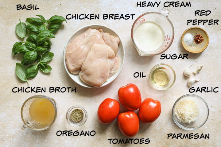Tomato Basil Chicken Recipe - Little Broken
