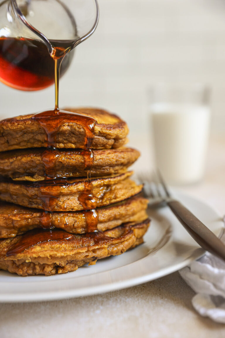Pumpkin Spice Pancakes - Little Broken
