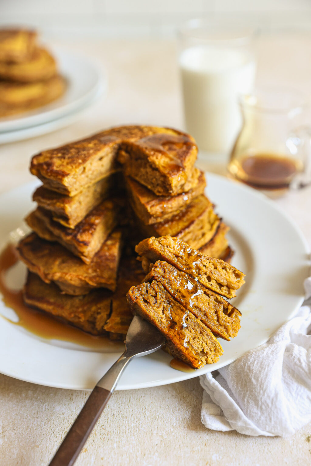 Pumpkin Spice Pancakes - Little Broken